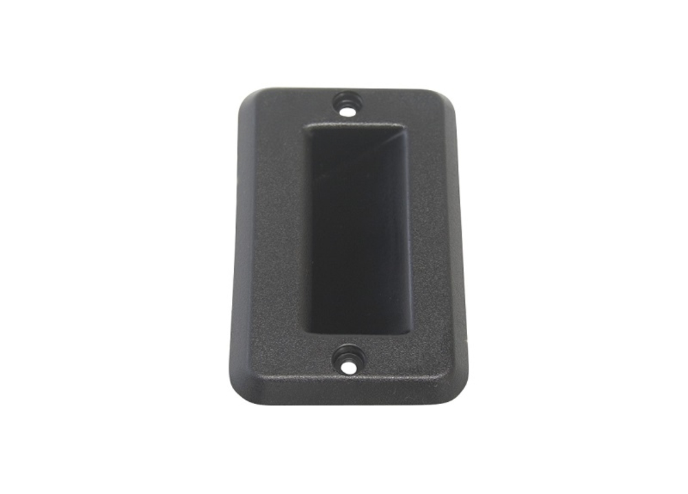 Recessed Handle Black Plastic 100 x 63mm - Motor Body Hardware ...