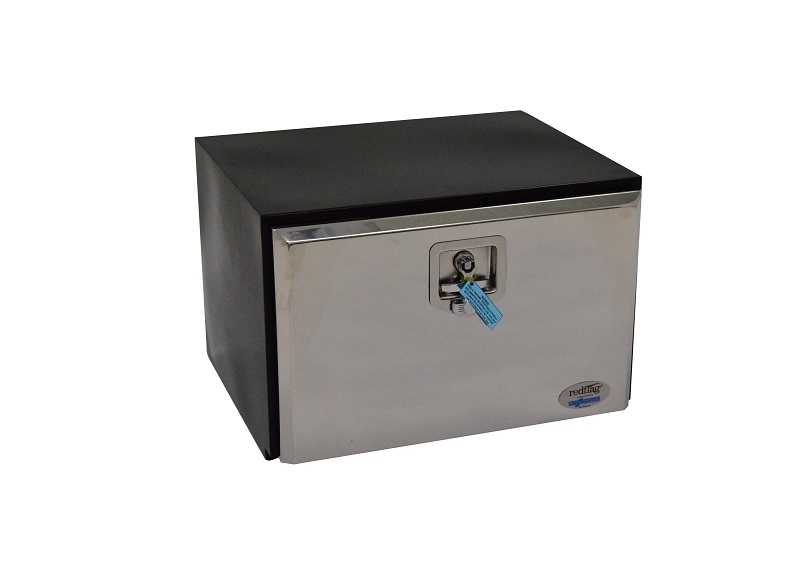 Red Flag™ Tool Box Powder Coated Box with SS Lid 600L x 400H x 500D ...