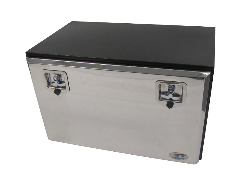 Red Flag™ Tool Box Powder Coated Box with SS Lid 800L x 500H x 500D ...