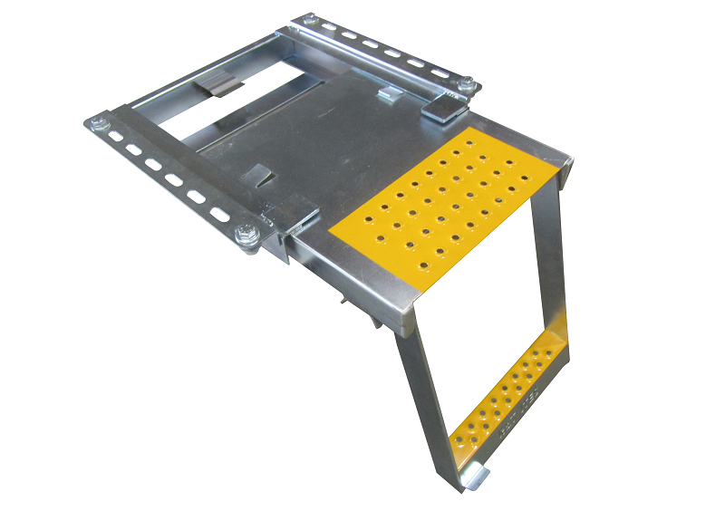 Ladder One Step & Platform with Mounting Bracket Zinc - Motor Body ...